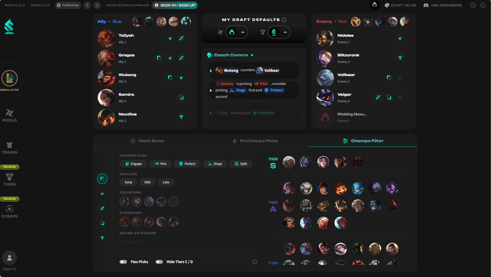 ProComps.gg l Best drafting app for League of Legends