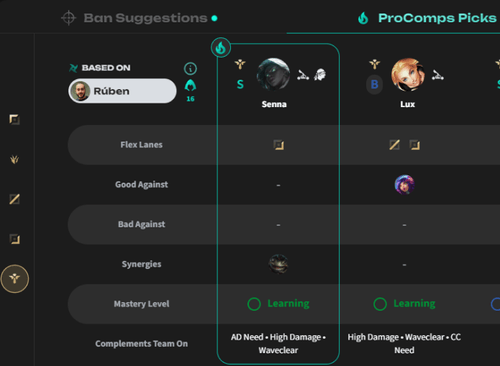 ProComps.gg l Best drafting app for League of Legends