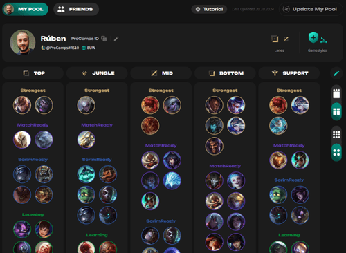 ProComps.gg l Best drafting app for League of Legends